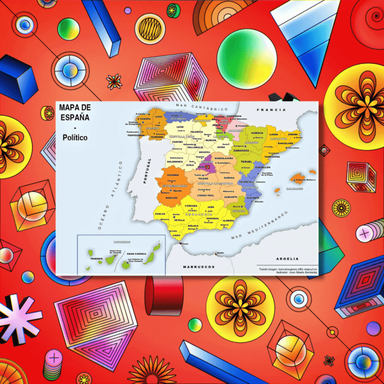 🗺️ Mapa de España para imprimir