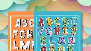 Plantilla de letras para imprimir 🖍️ PDF GRATIS originales