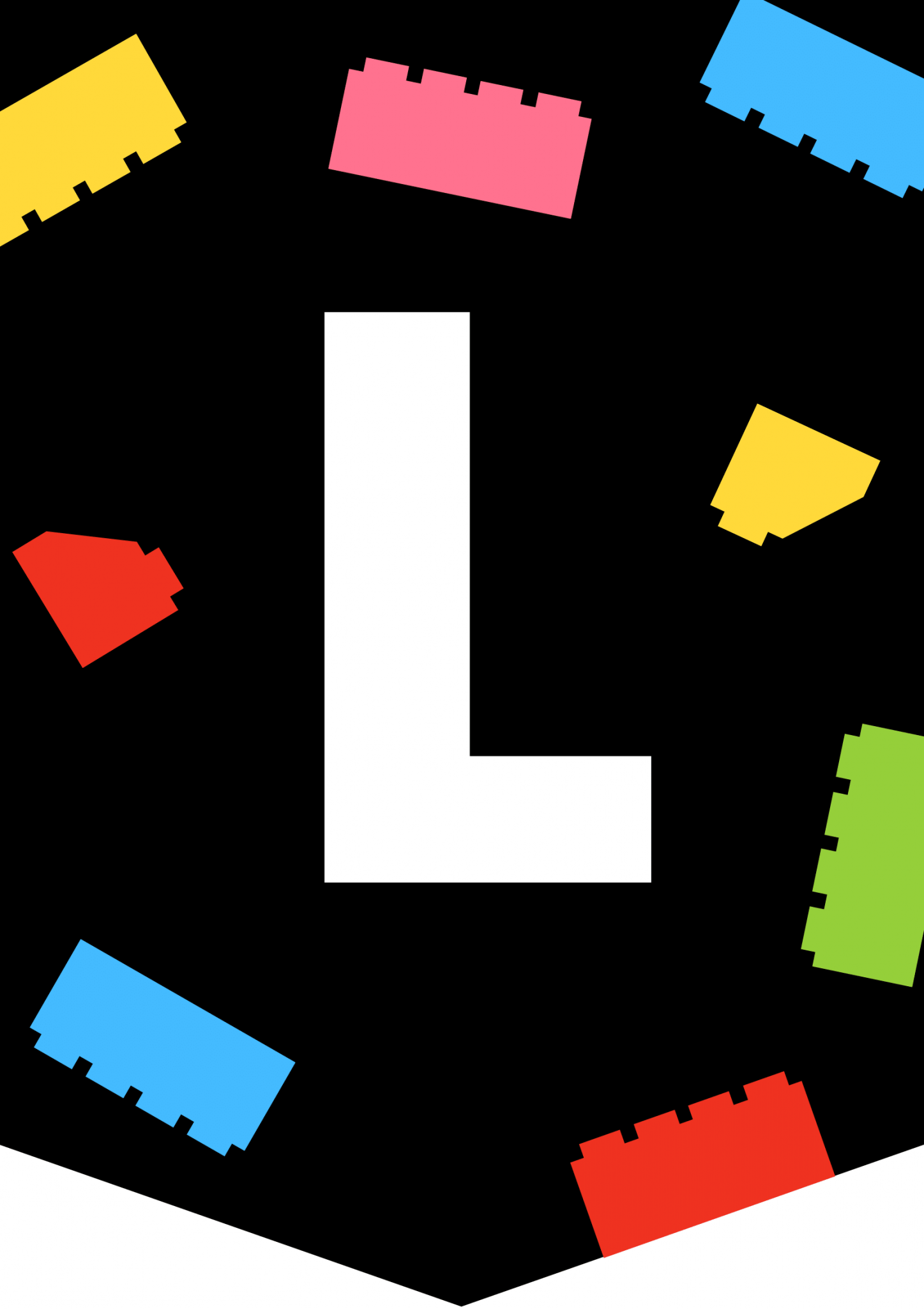 Plantilla de la letra L para imprimir 🖍️ PDF GRATIS originales