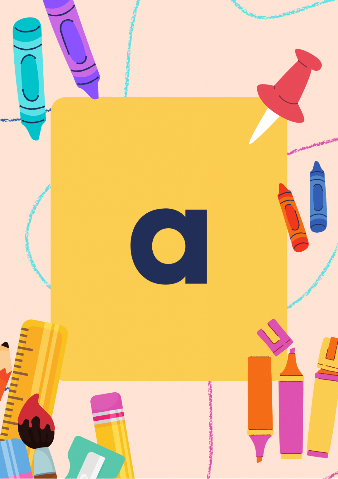 Plantilla de la letra A para imprimir 🖍️ PDF GRATIS originales