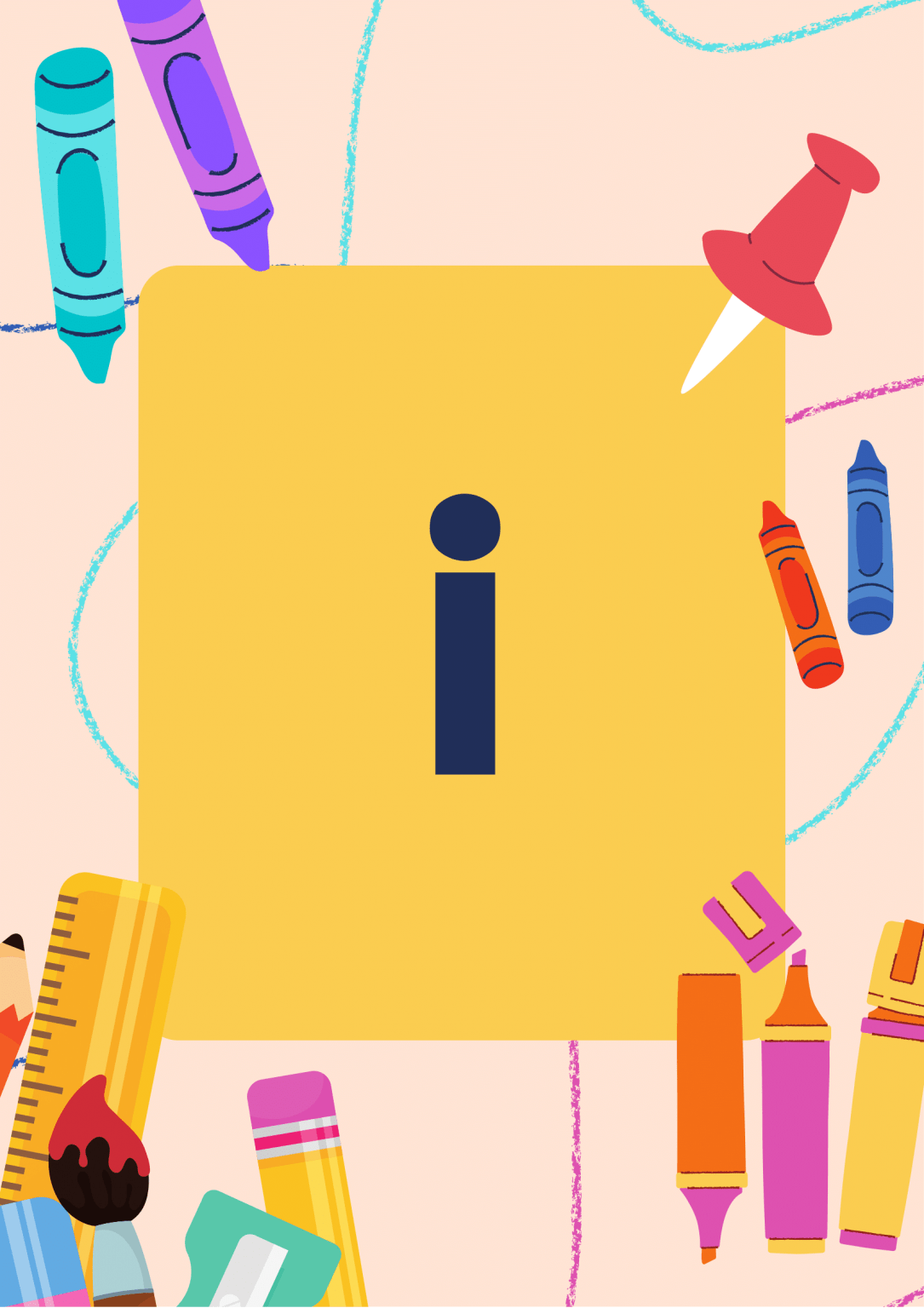 Plantilla de la letra I para imprimir 🖍️ PDF GRATIS originales