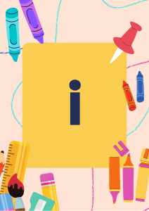 Plantilla de la letra I para imprimir 🖍️ PDF GRATIS originales