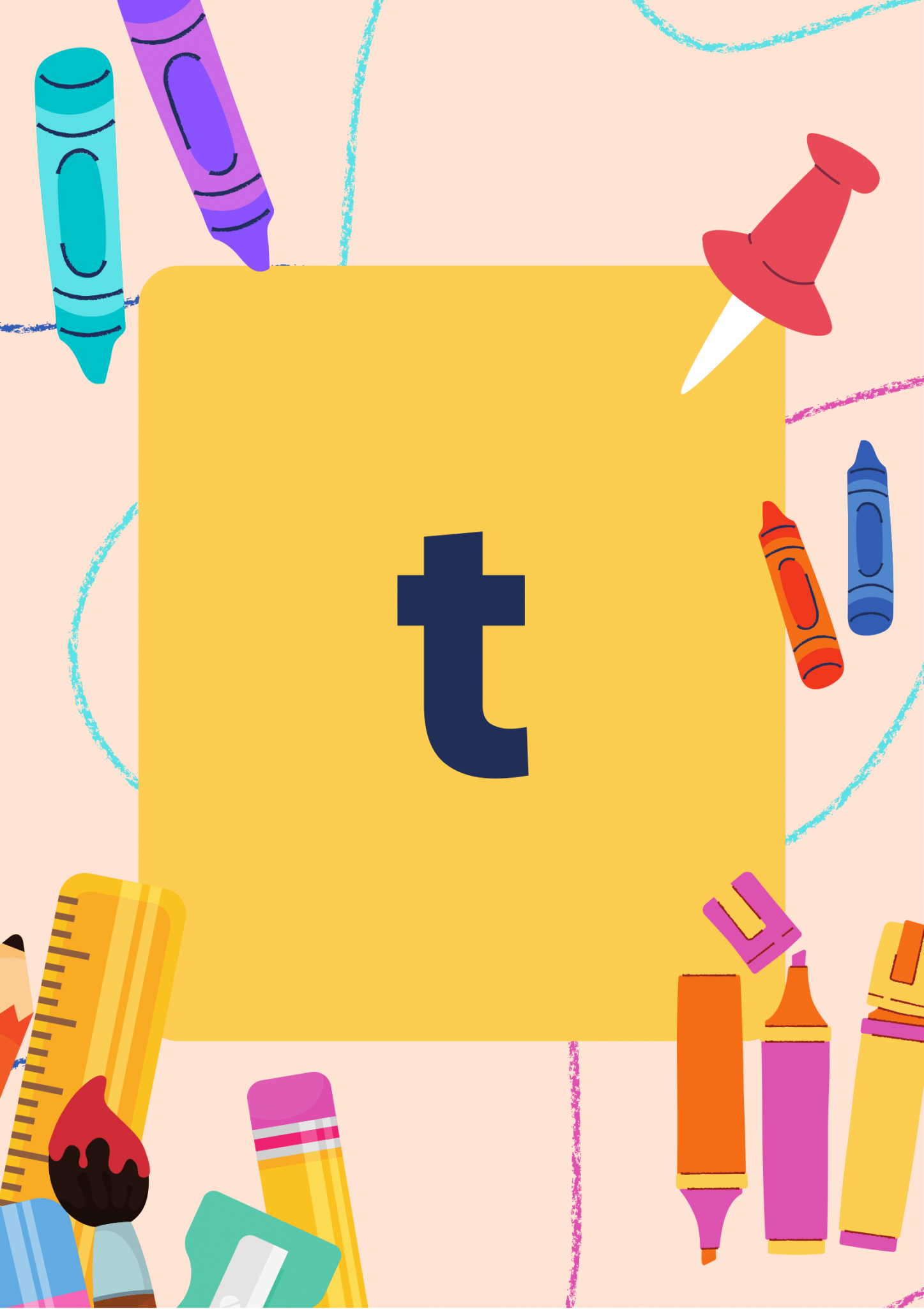 Plantilla de la letra T para imprimir 🖍️ PDF GRATIS originales