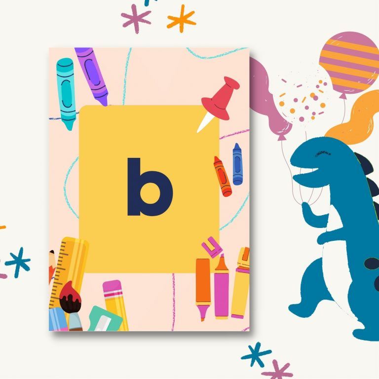 Plantilla de la letra B para imprimir 🖍️ PDF GRATIS originales