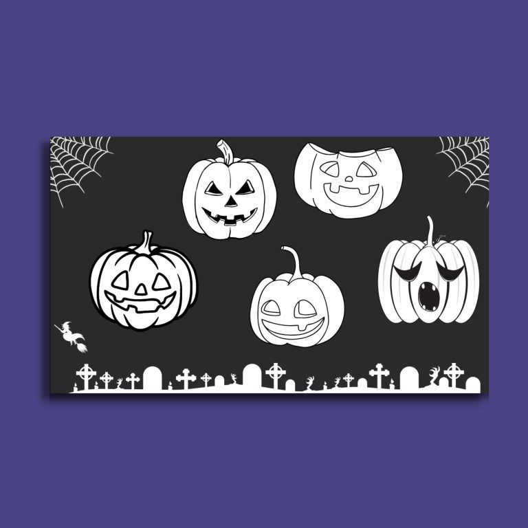 Decoración Halloween para imprimir en PDF 🎃 Descarga gratuita