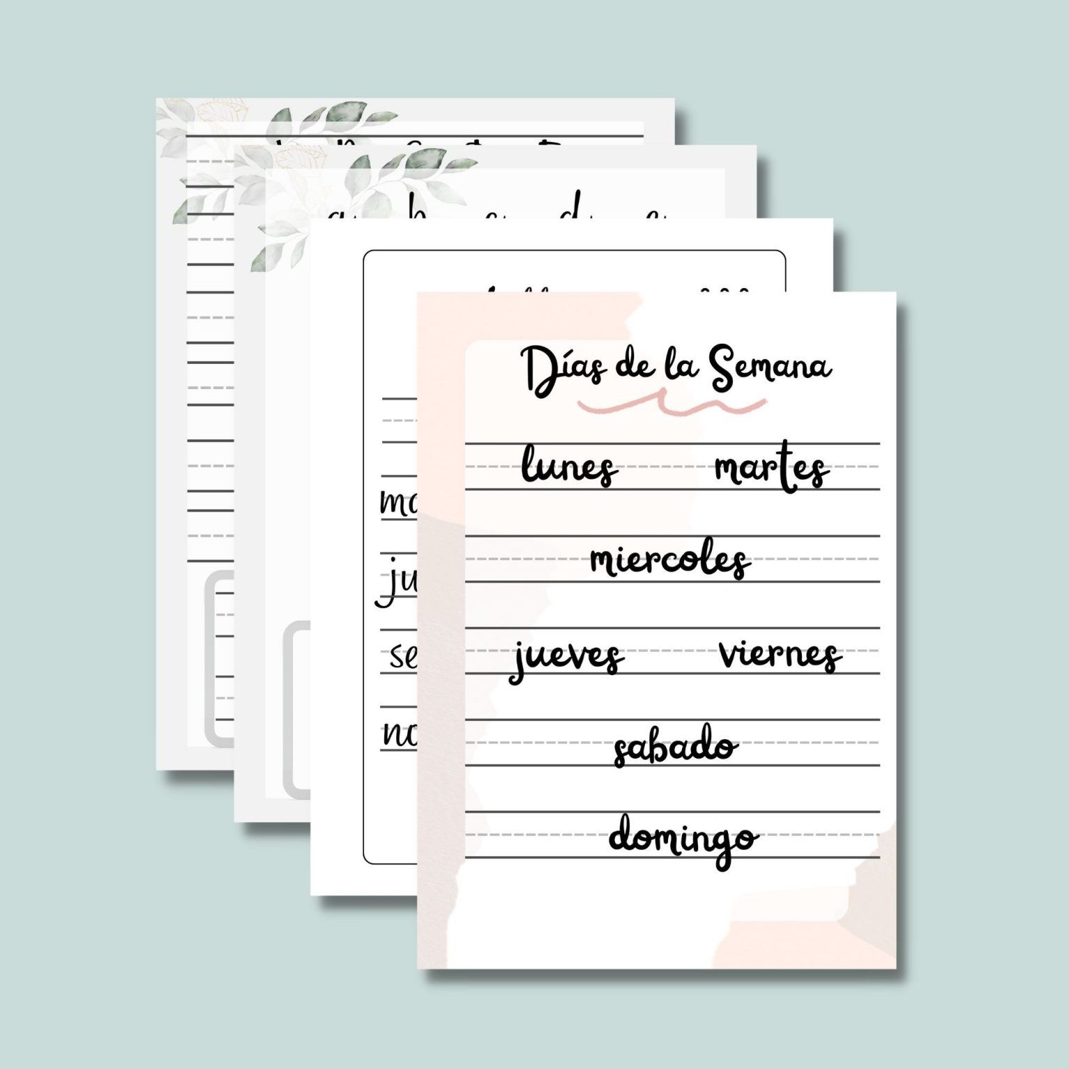 Plantillas de lettering para imprimir en PDF 🖍️ Descarga GRATIS