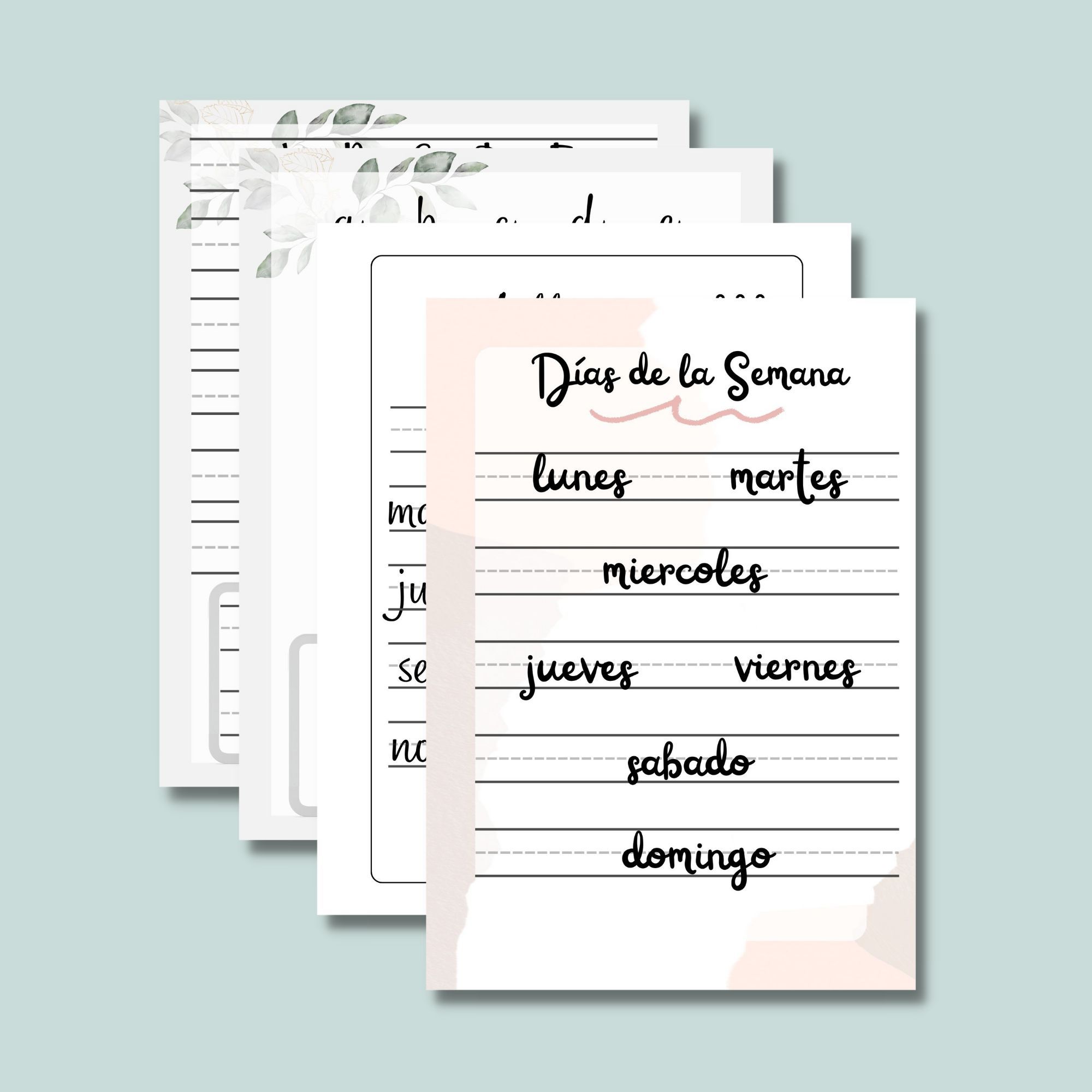 Plantillas de lettering para imprimir en PDF 🖍️ Descarga GRATIS